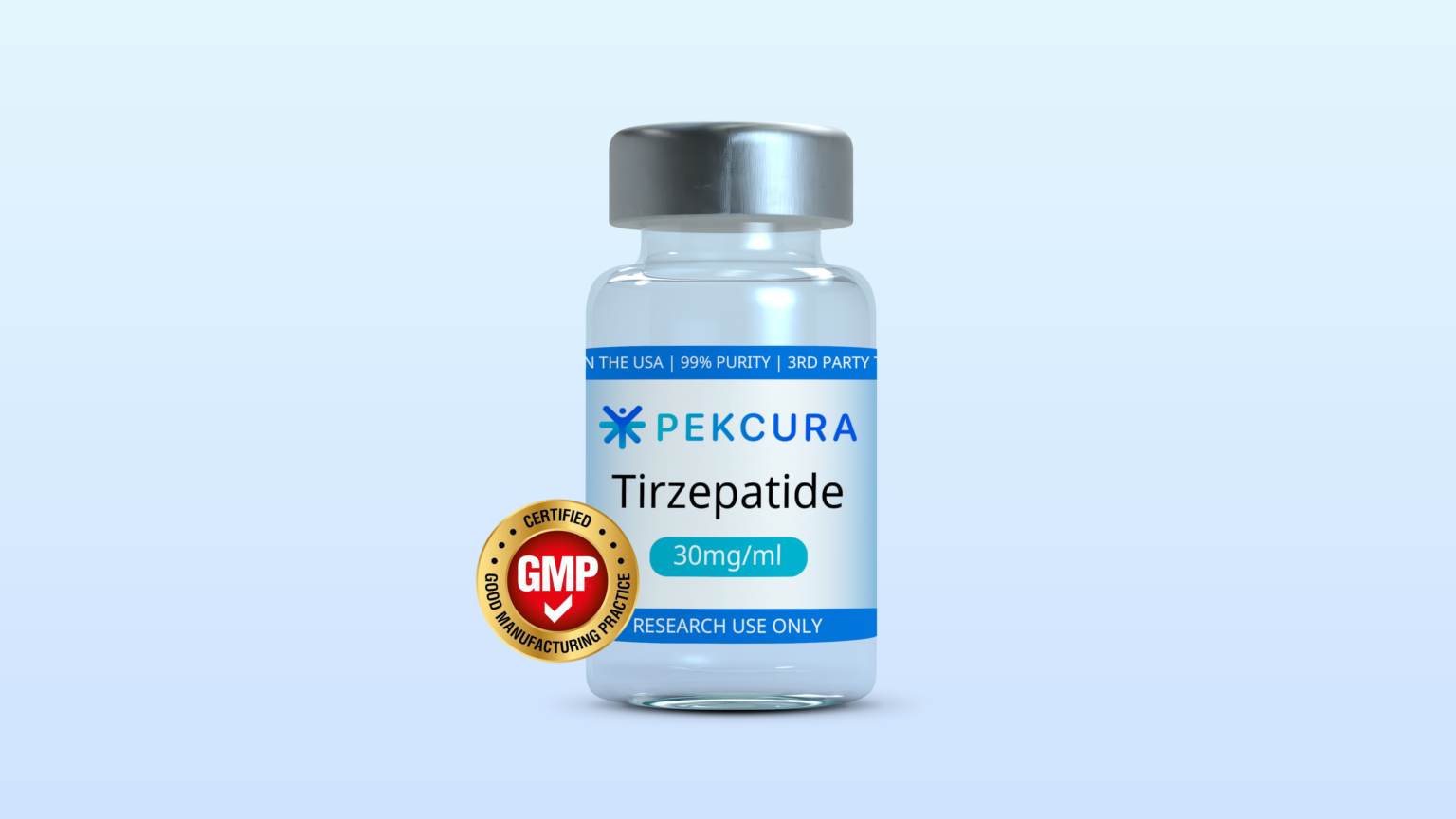 GMP PCL Tirzepatide 30mg - PekCura Labs